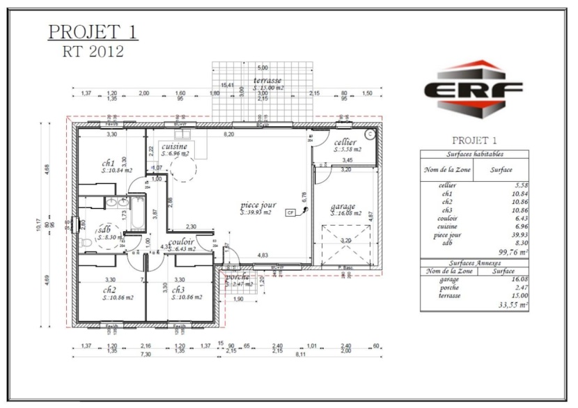 Étude de projets - Maison ERF